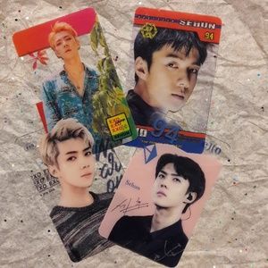 Other | Kpop Exo Transparent Photo Cards | Poshmark